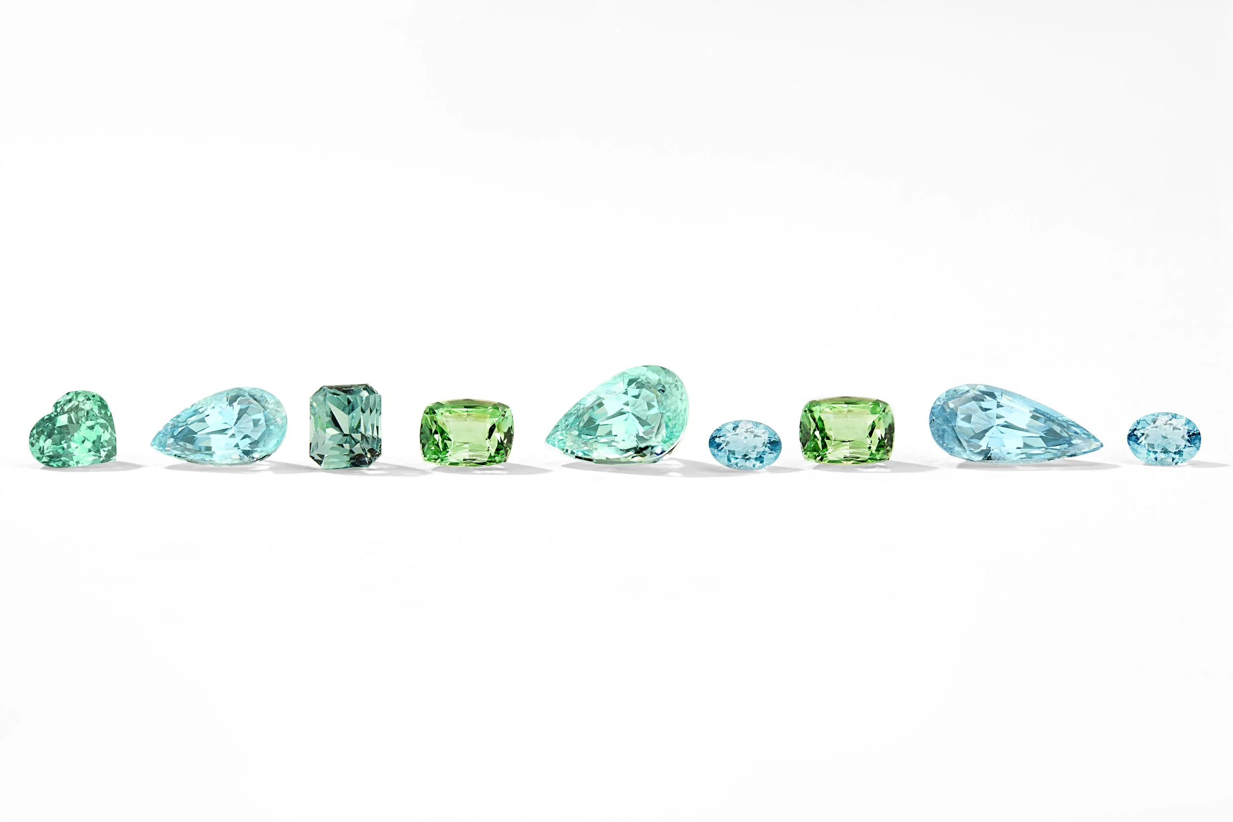 Paraiba Tourmalines Gemstone Sample Collection — Cuprian & Co.