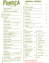 Menu — Popoca