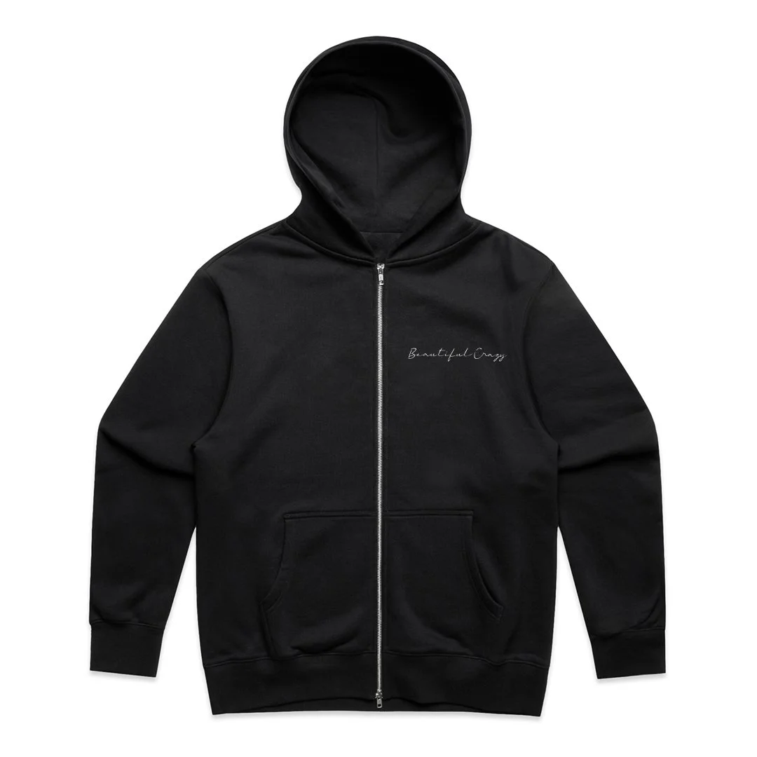 Beautiful Crazy Zip-Up Hoodie — Beautiful Crazy