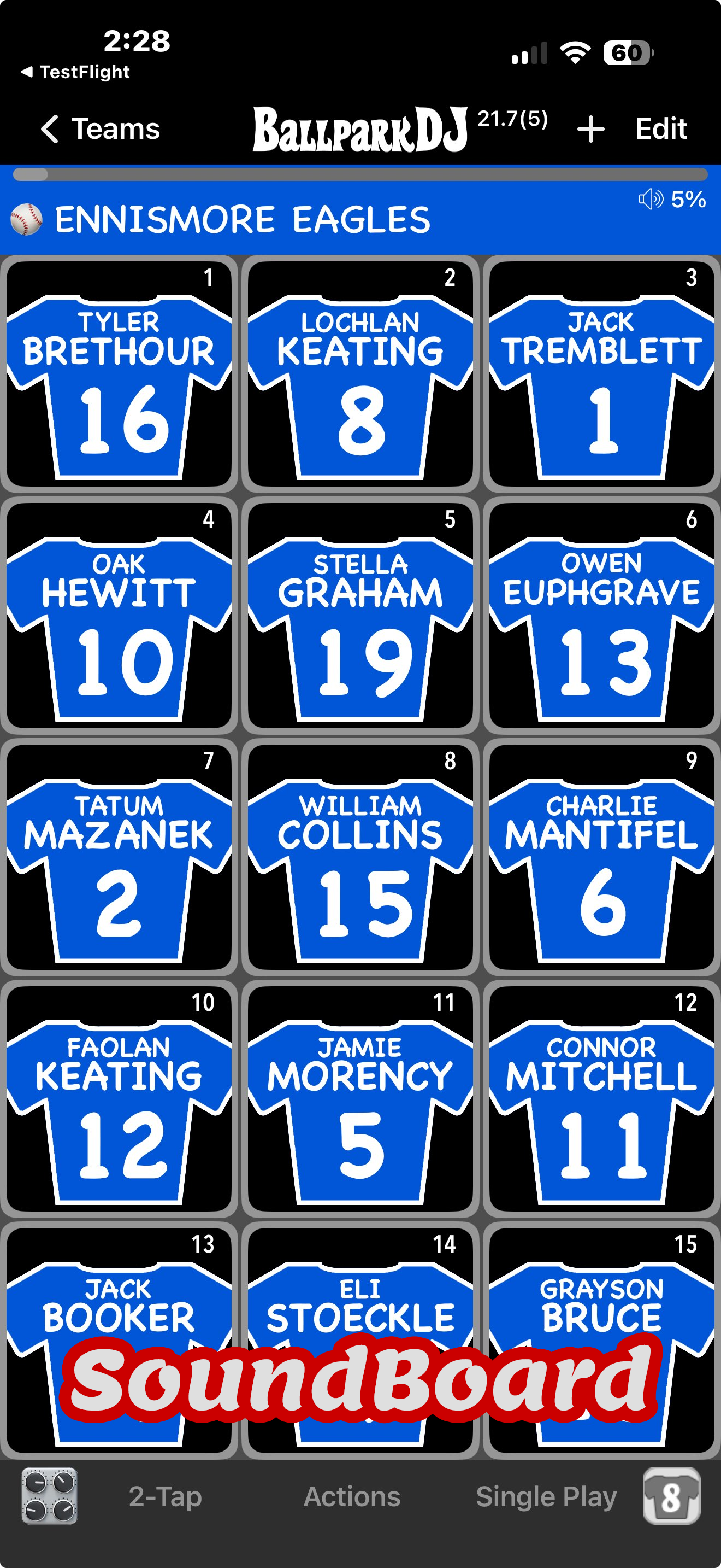 SoundBoard — BallparkDJ