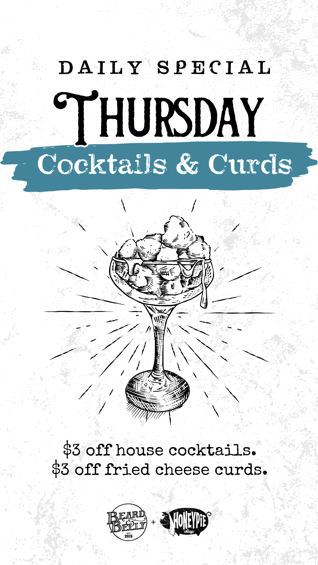 WEEKLY SPECIAL: Thursday Cocktails & Curds — Beard & Belly