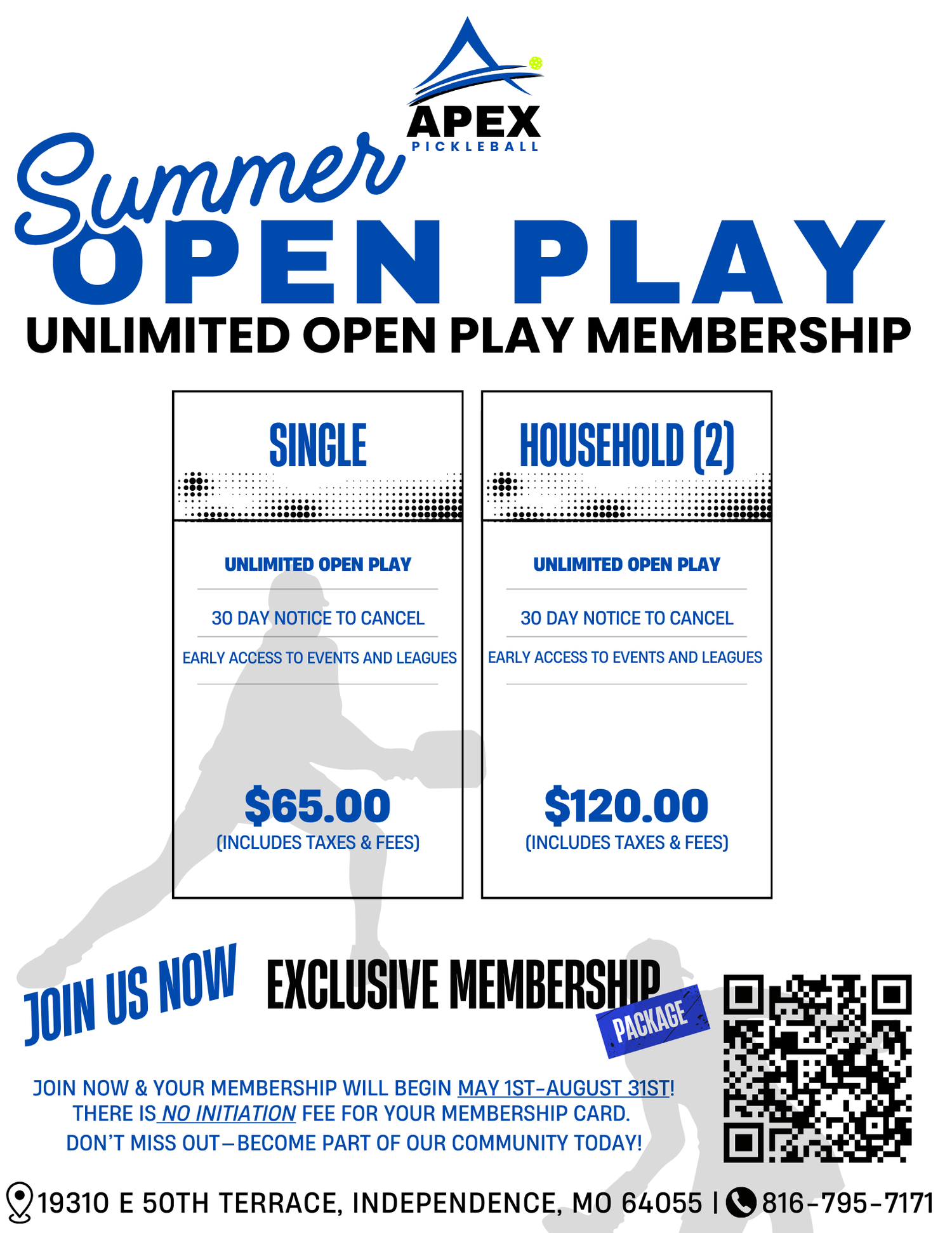 Open Play Membership — APEX Sports Hub