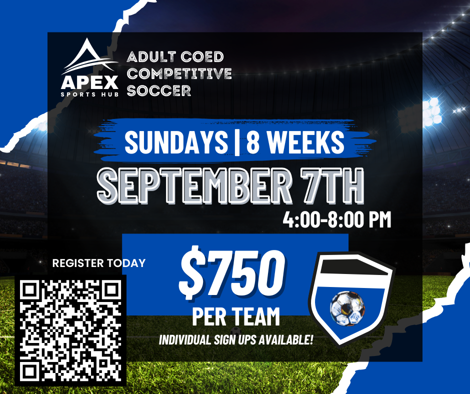 Indoor Soccer Leagues — APEX Sports Hub