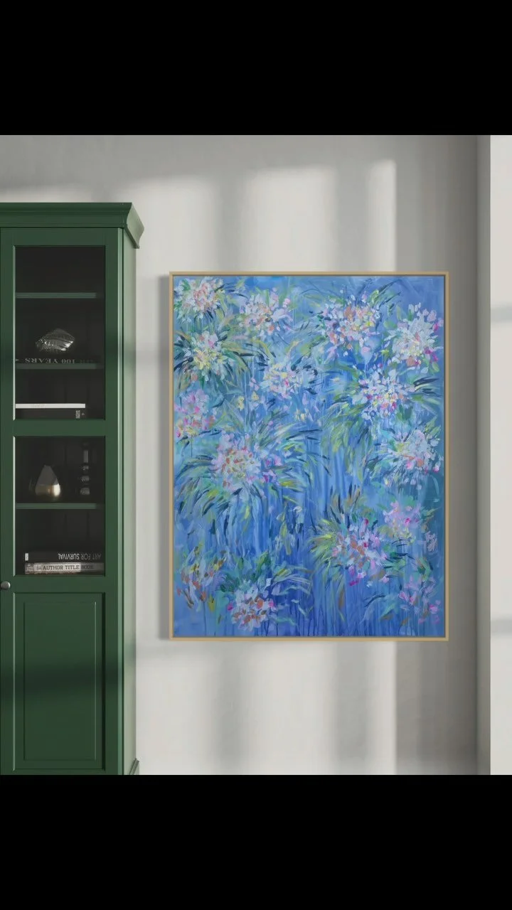 “Bursting Into Bloom” - Floral 5x7 print in acrylic frame — Sarah ...