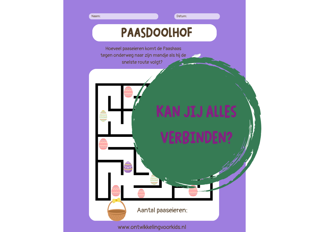 Pasen doolhof — Ontwikkeling voor kids I De beste tips, aanbevelingen ...