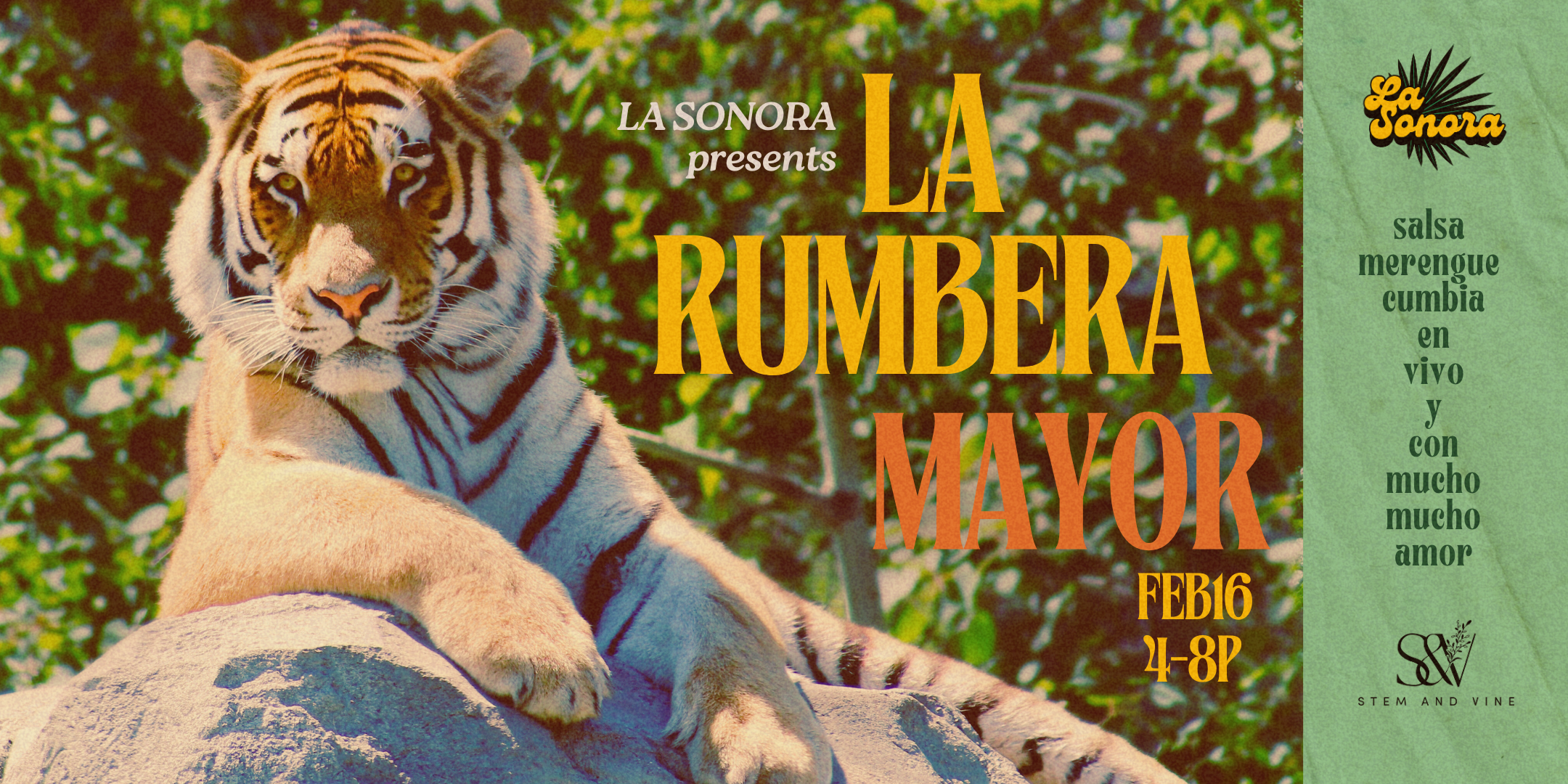 La Sonora presents La Rumbera Mayor — la sonora