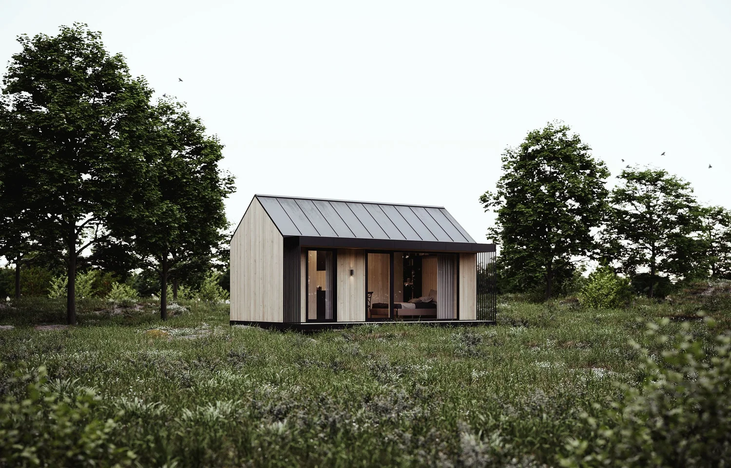 Cabin 20m²- CLT tiny house — Nord Cabin Minimal