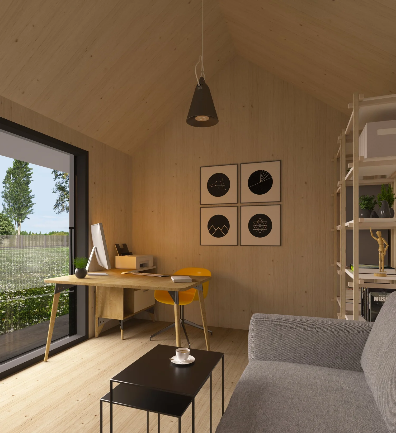 Cabin 20m²- CLT tiny house — Nord Cabin Minimal