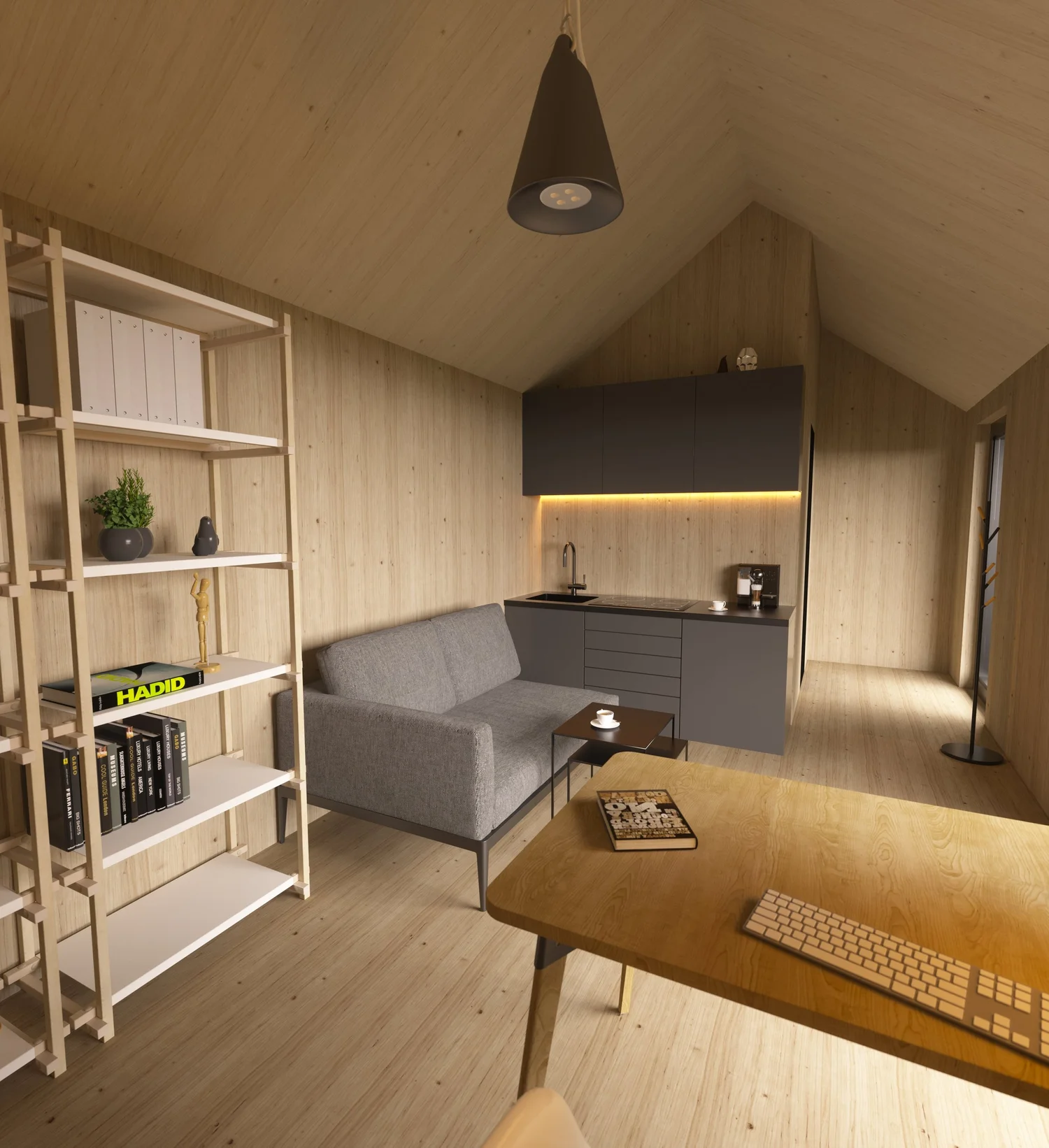 Cabin 20m²- CLT tiny house — Nord Cabin Minimal