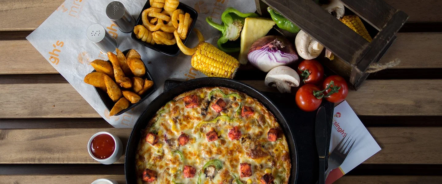 Mr. Singhs Pizza | All Vegetarian Pizza