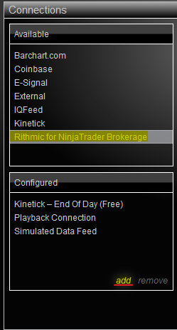 How to connect Rithmic to NinjaTrader? — Apteros