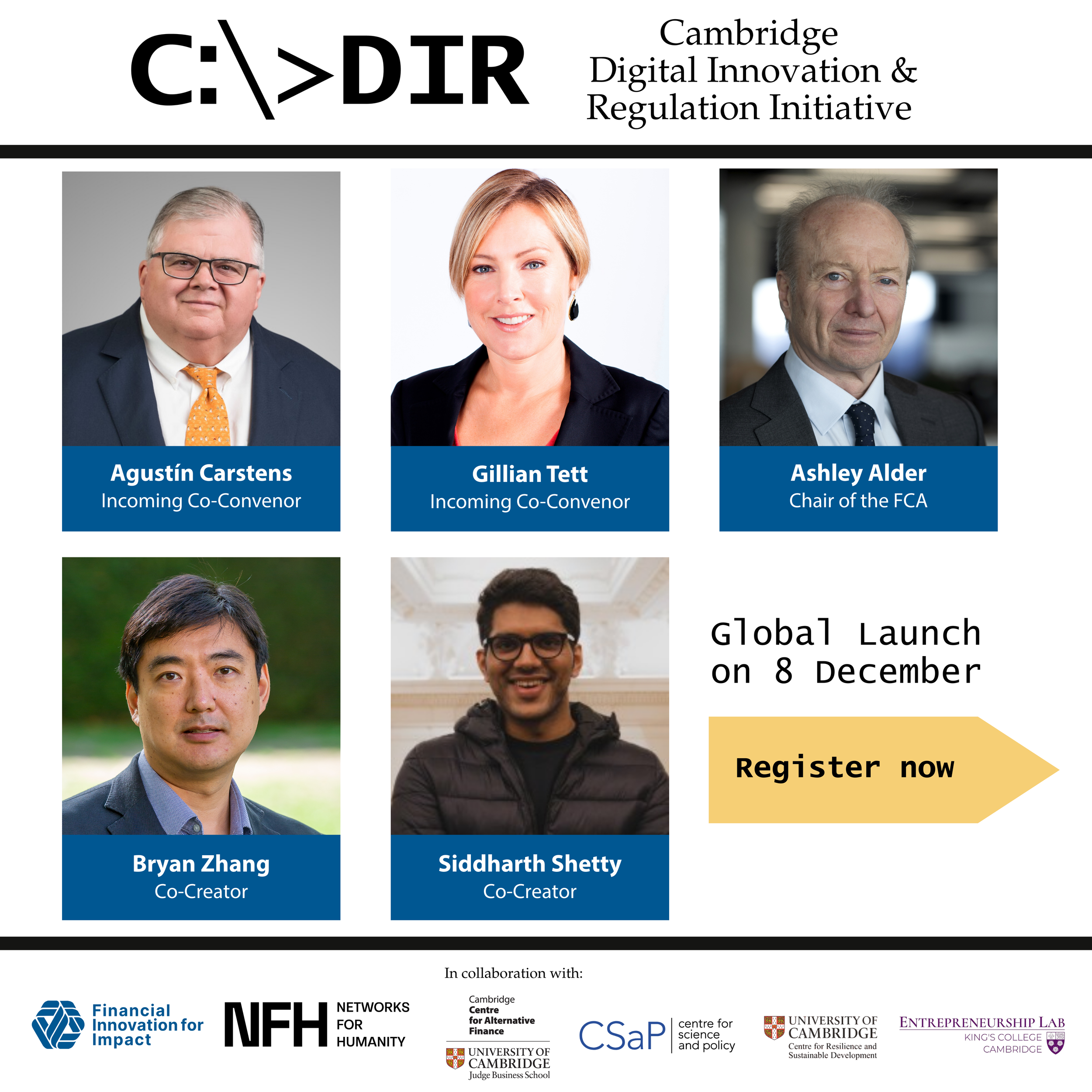 Launch of the Cambridge Digital Innovation and Regulation Initiative (C ...