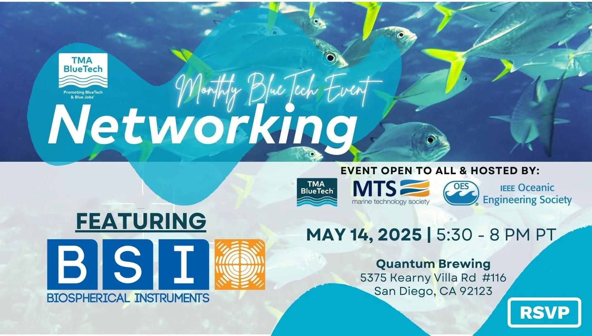 Monthly BlueTech Networking: San Diego, CA — TMA BlueTech