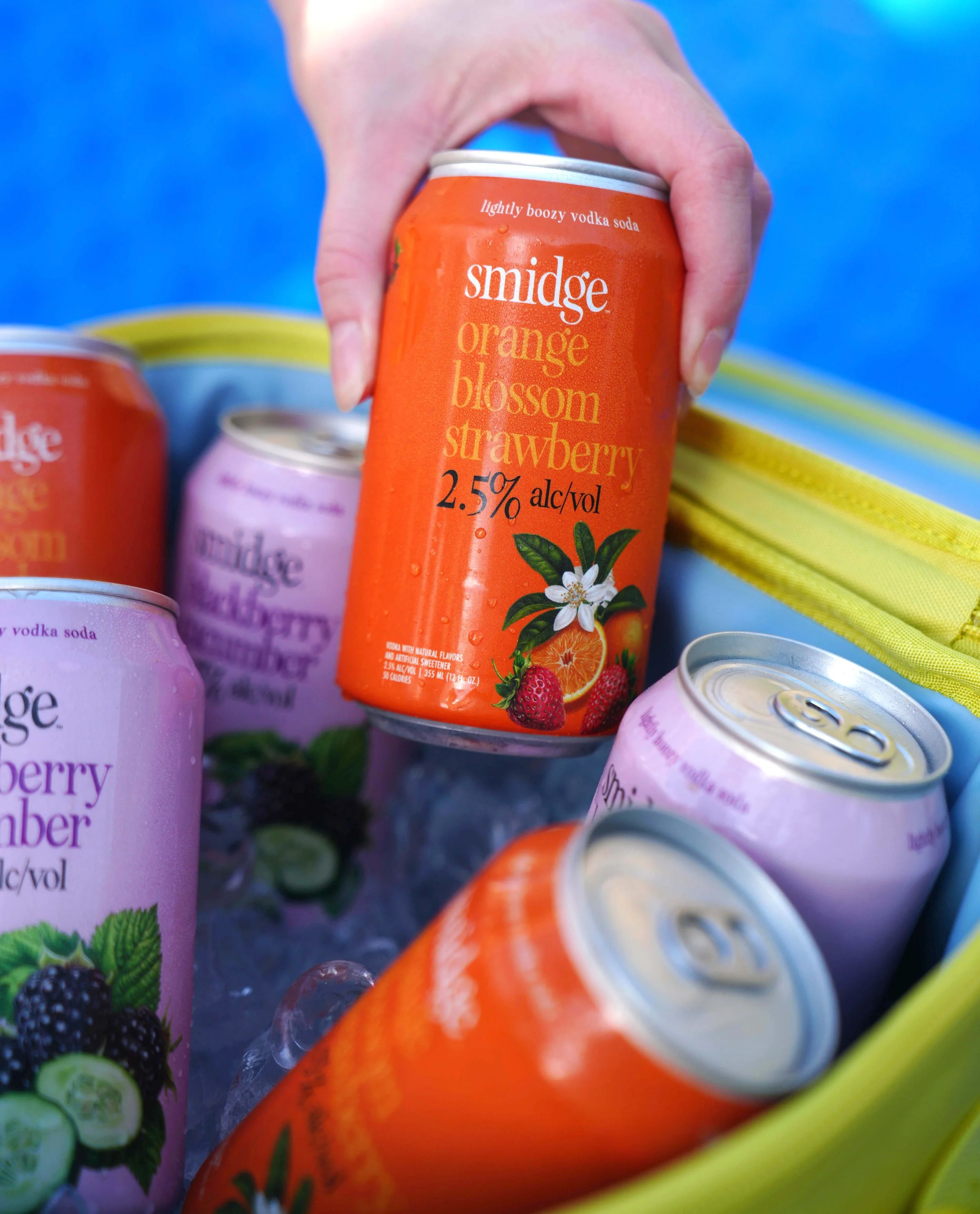 lightly boozy vodka soda | smidge beverage co.