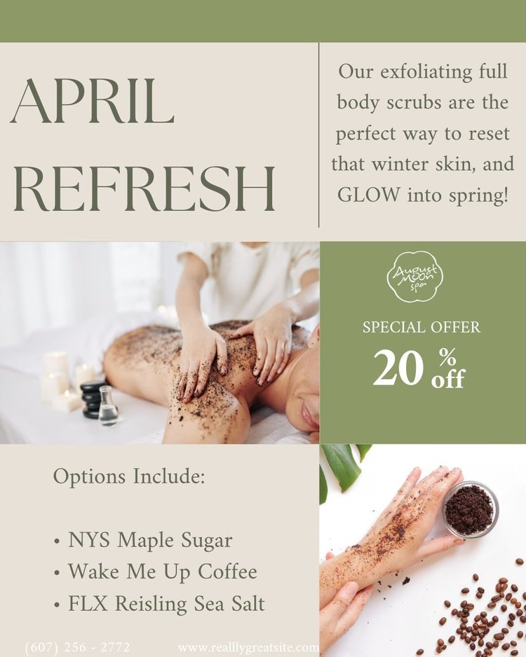 Special deals — August Moon Spa