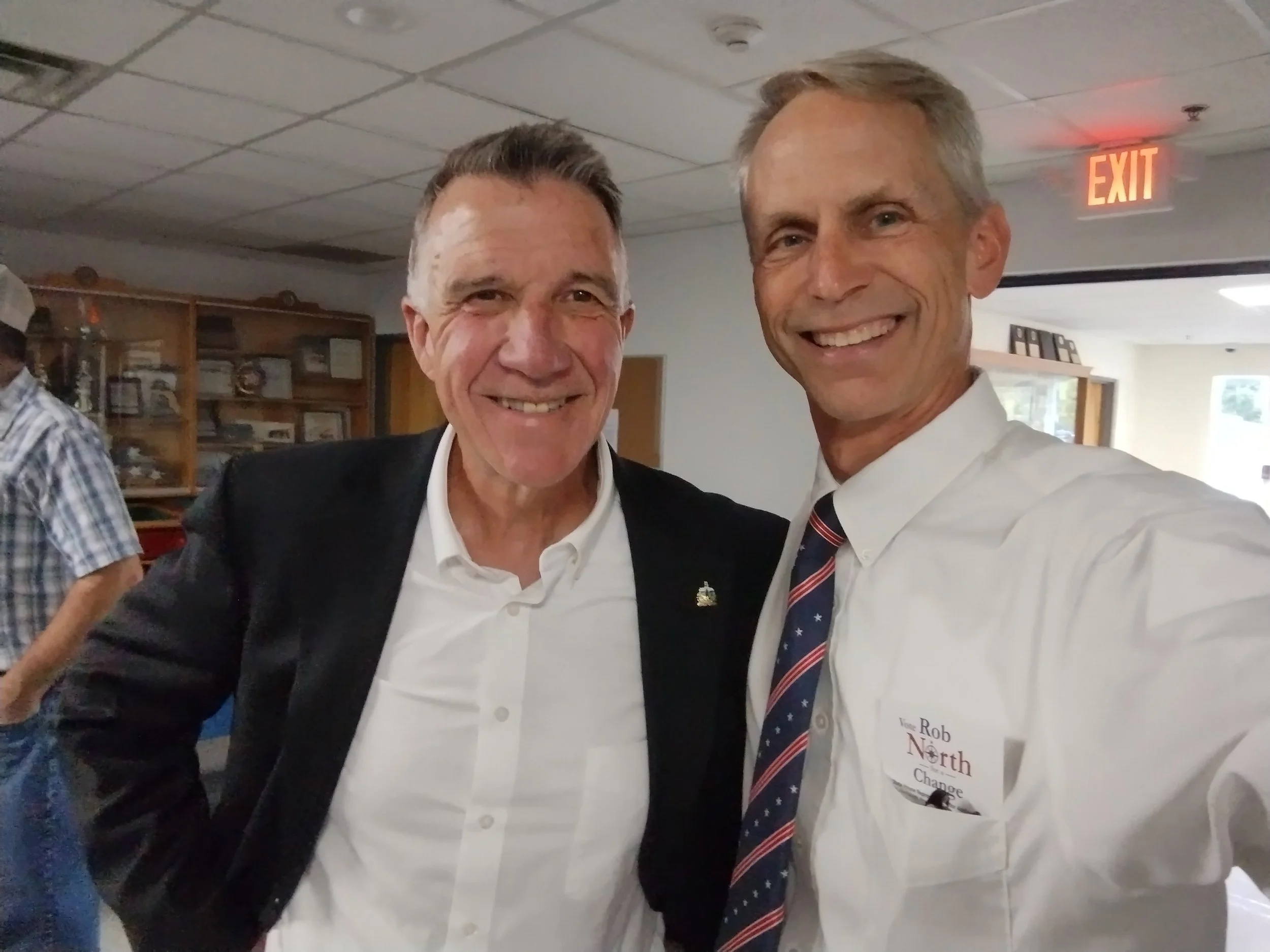 Rob will work WITH Gov. Scott — Rob North for a Change