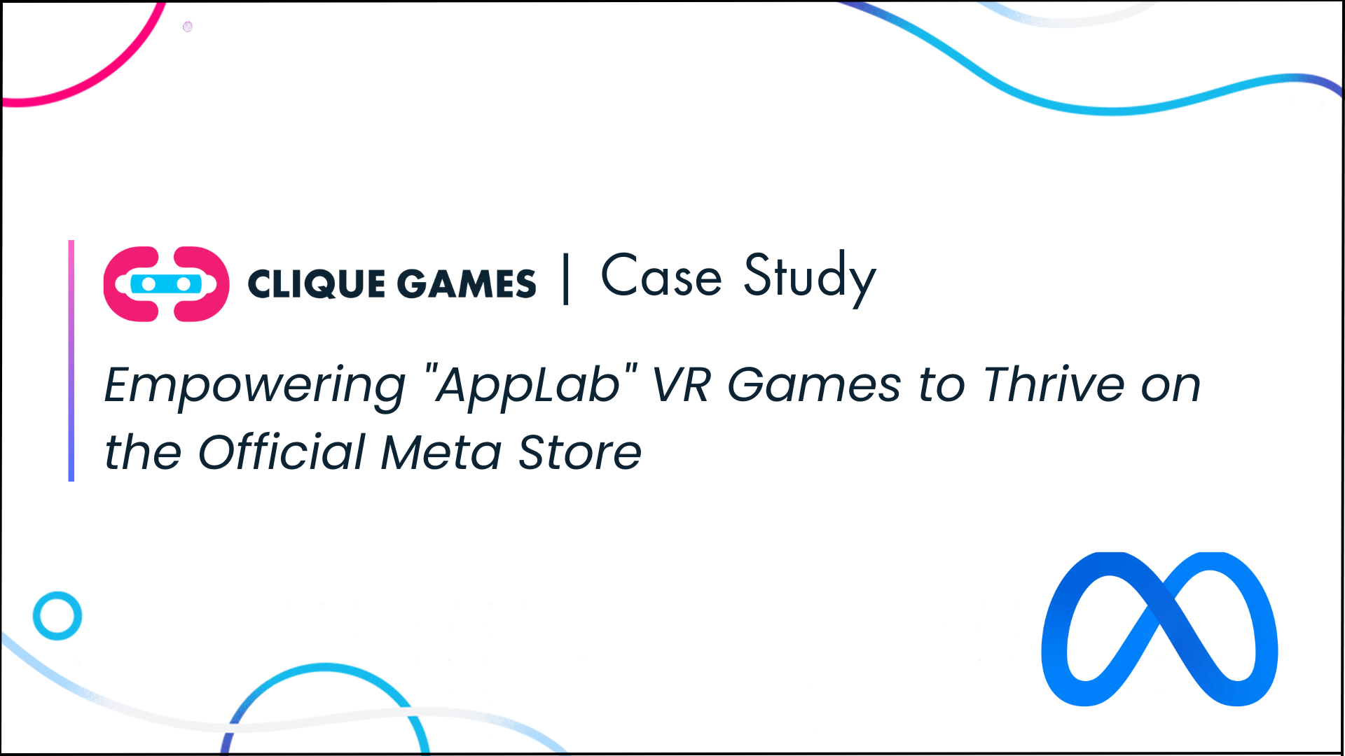 Empowering "AppLab" VR Games to Thrive on the Official Meta Store ...