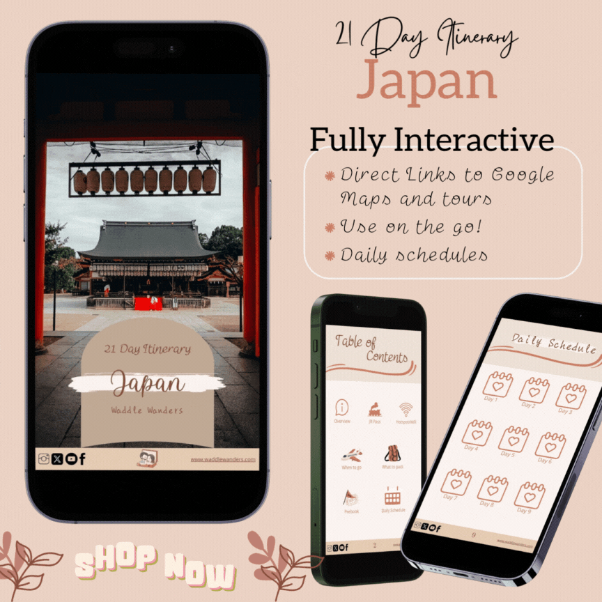 Ultimate Japan 21-Day Itinerary – Interactive Travel Guide by Waddle ...