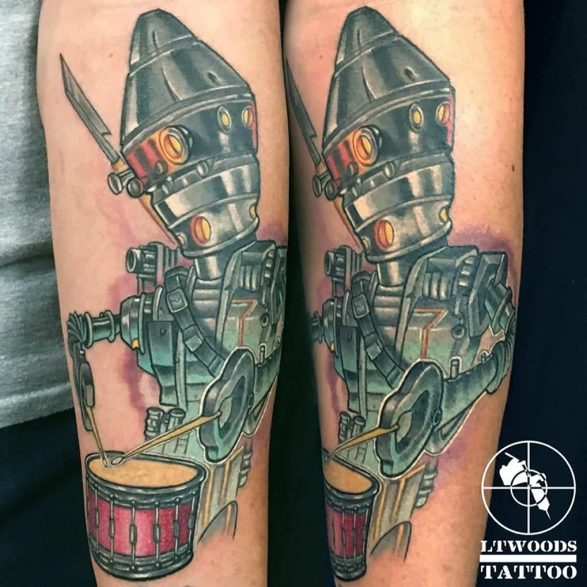 LT Woods - New School Tattoo Artist