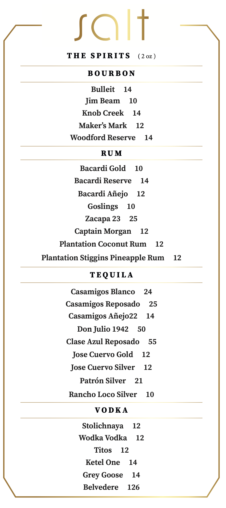 Menus — Salt Restobar