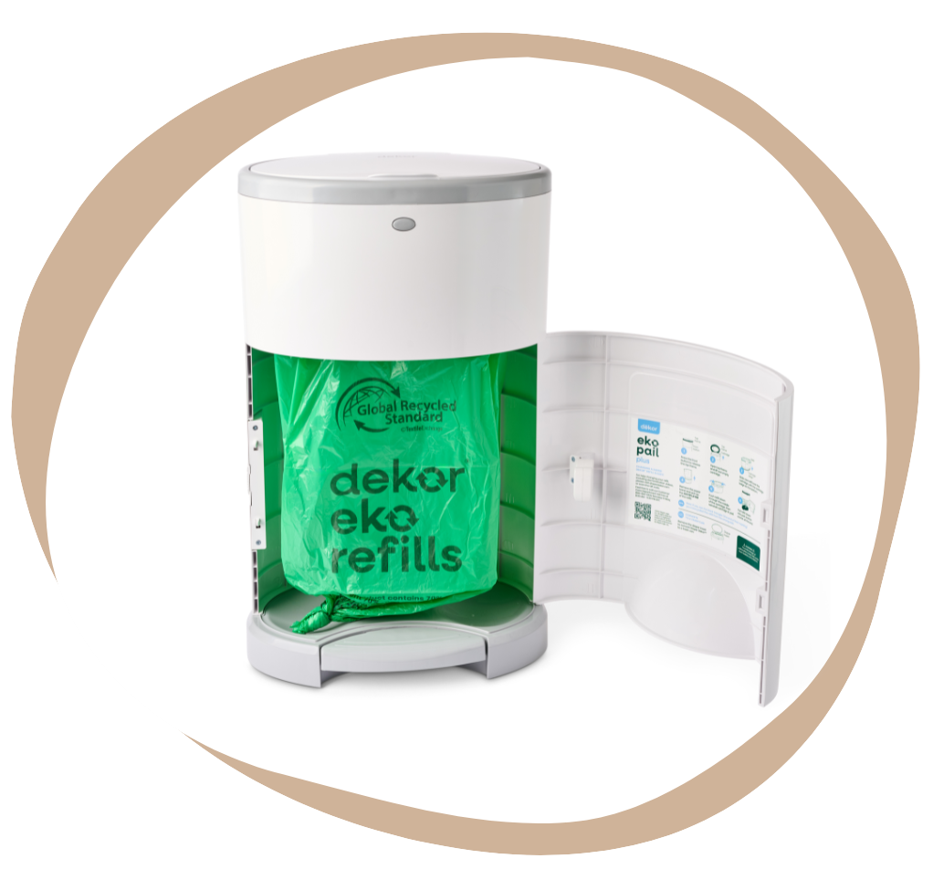 Diaper Pail Refills & Diaper Pail Bags | Dekor Eko Refills — Diaper ...