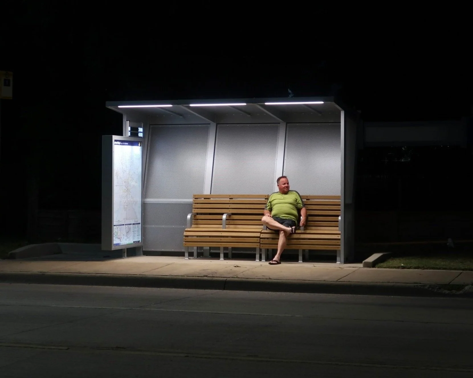 Bus Shelter Lighting | Urban Solar | Portland, OR — Urban Solar