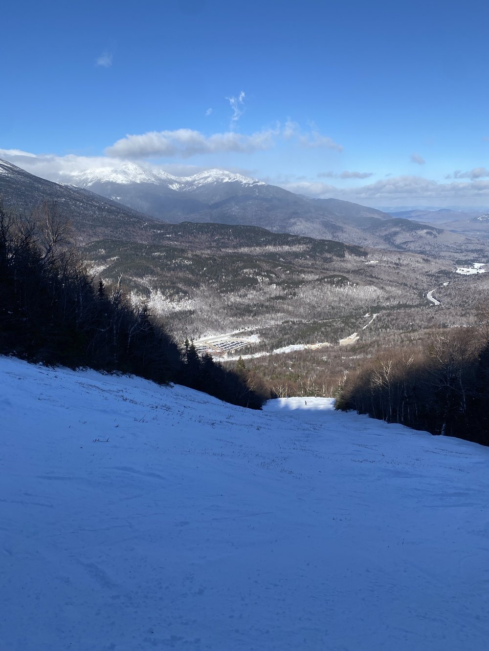 Taking in the views while skiing Wildcat Mountain — NEVER QUIT SKIING