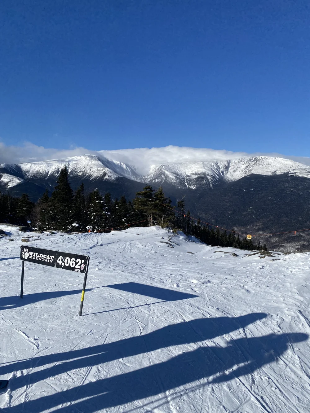 Taking in the views while skiing Wildcat Mountain — NEVER QUIT SKIING