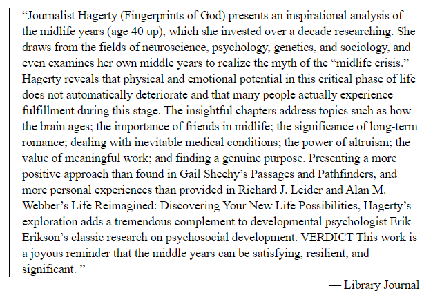 Life Reimagined — Barbara Bradley Hagerty