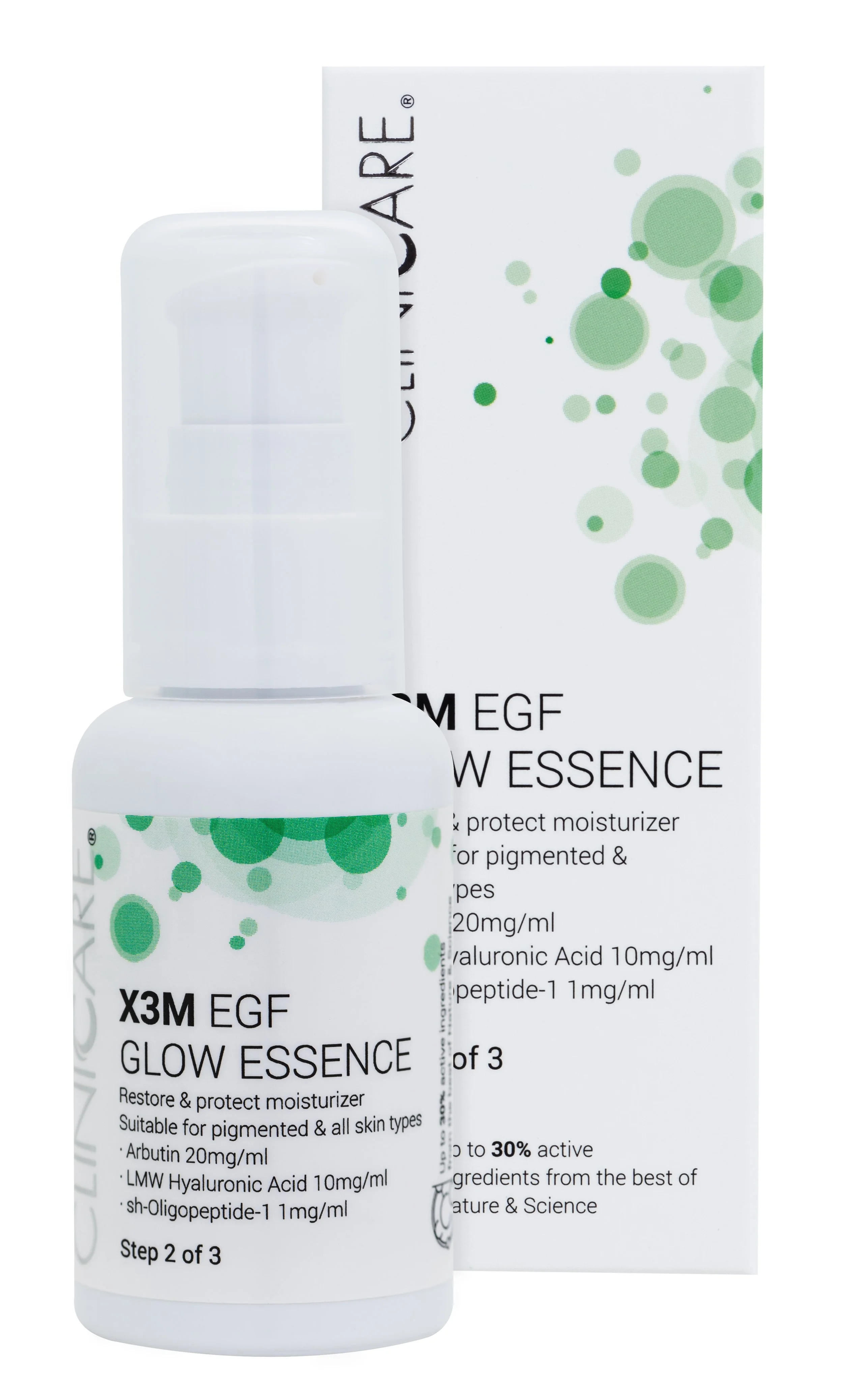 X3M EGF GLOW Moisturiser STEP 2 - Suitable for all skin types ...