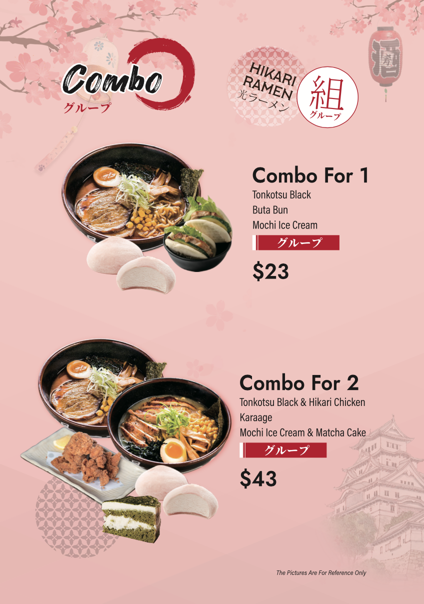 Menu — Hikari Ramen