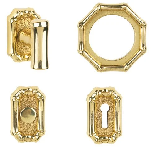 Bamboo Knob with Bamboo Rose — Von Morris Hardware