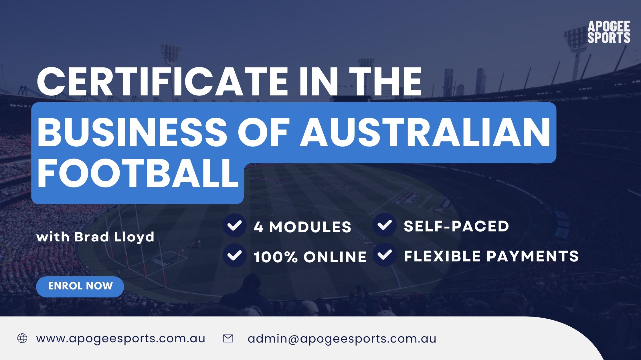 Master of Australian Football — APOGEE SPORTS