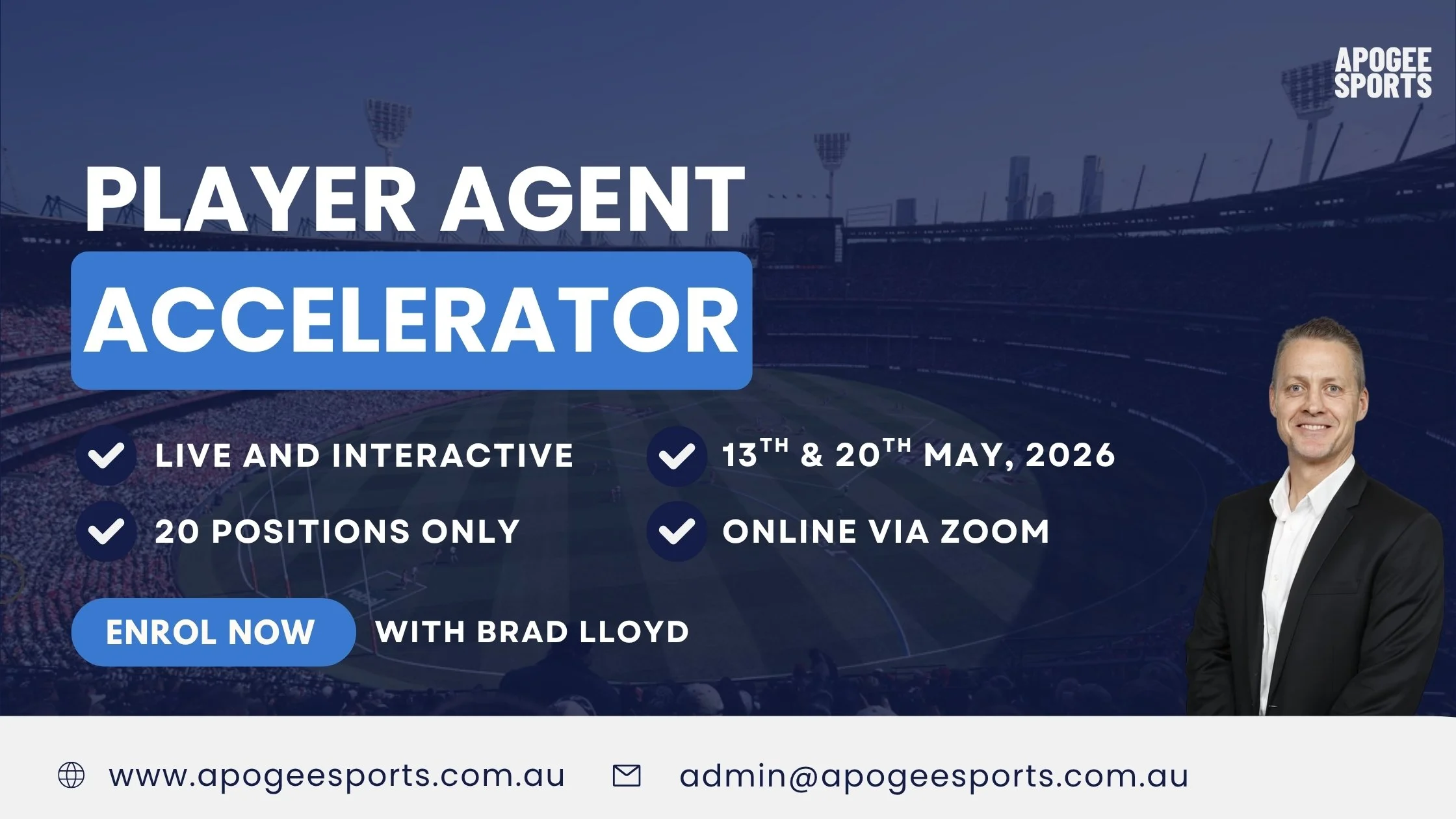 Player Agent Accelerator — APOGEE SPORTS