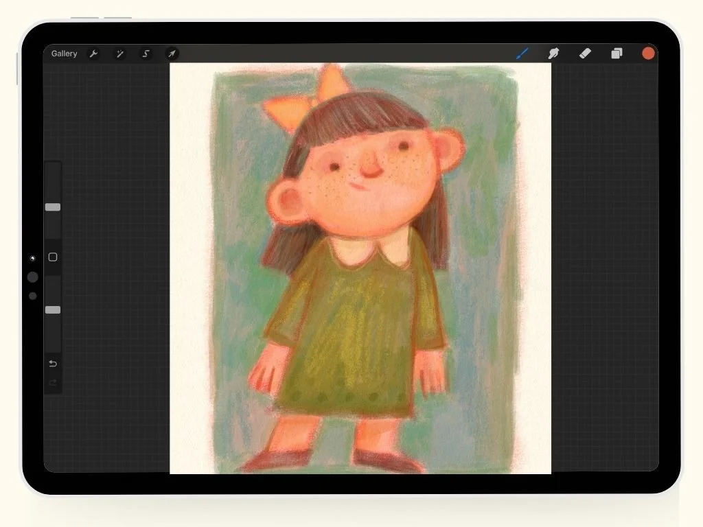 How to make your digital art look like traditional — Milena Milak ...
