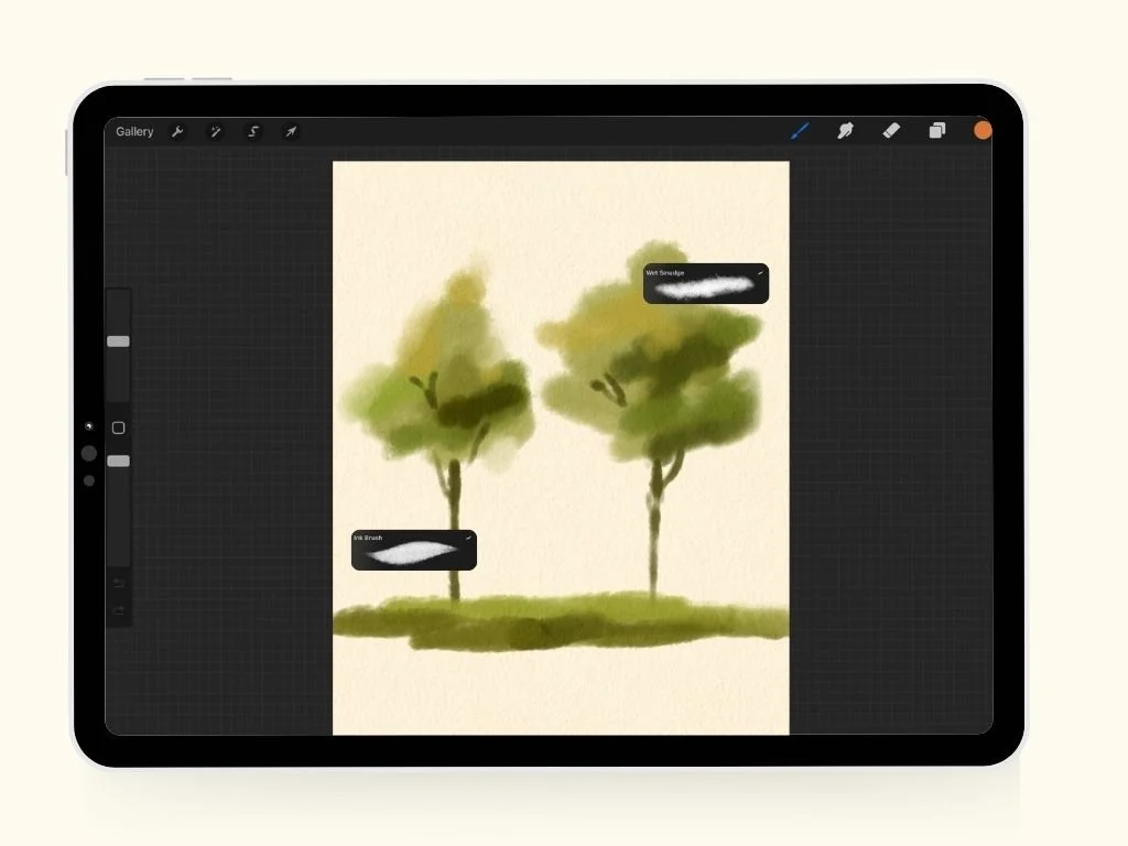Wet Media Brush Set — Milena Milak Children Book Illustrator