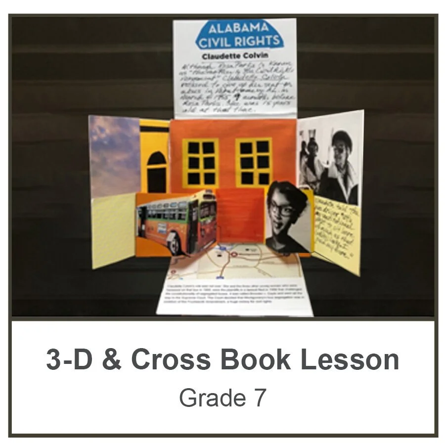 3-D and Cross Book Lesson — Alabama Arts Alliance