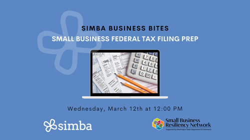 SIMBA Business Bites: Small Business Federal Tax Filing Prep — Spokane ...