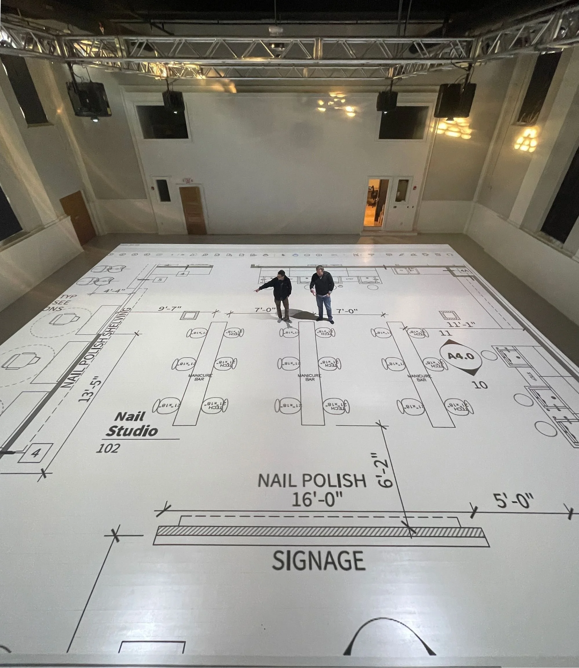 Life-Sized Floor Plan Visualization in Atlanta l Walk Your Plans