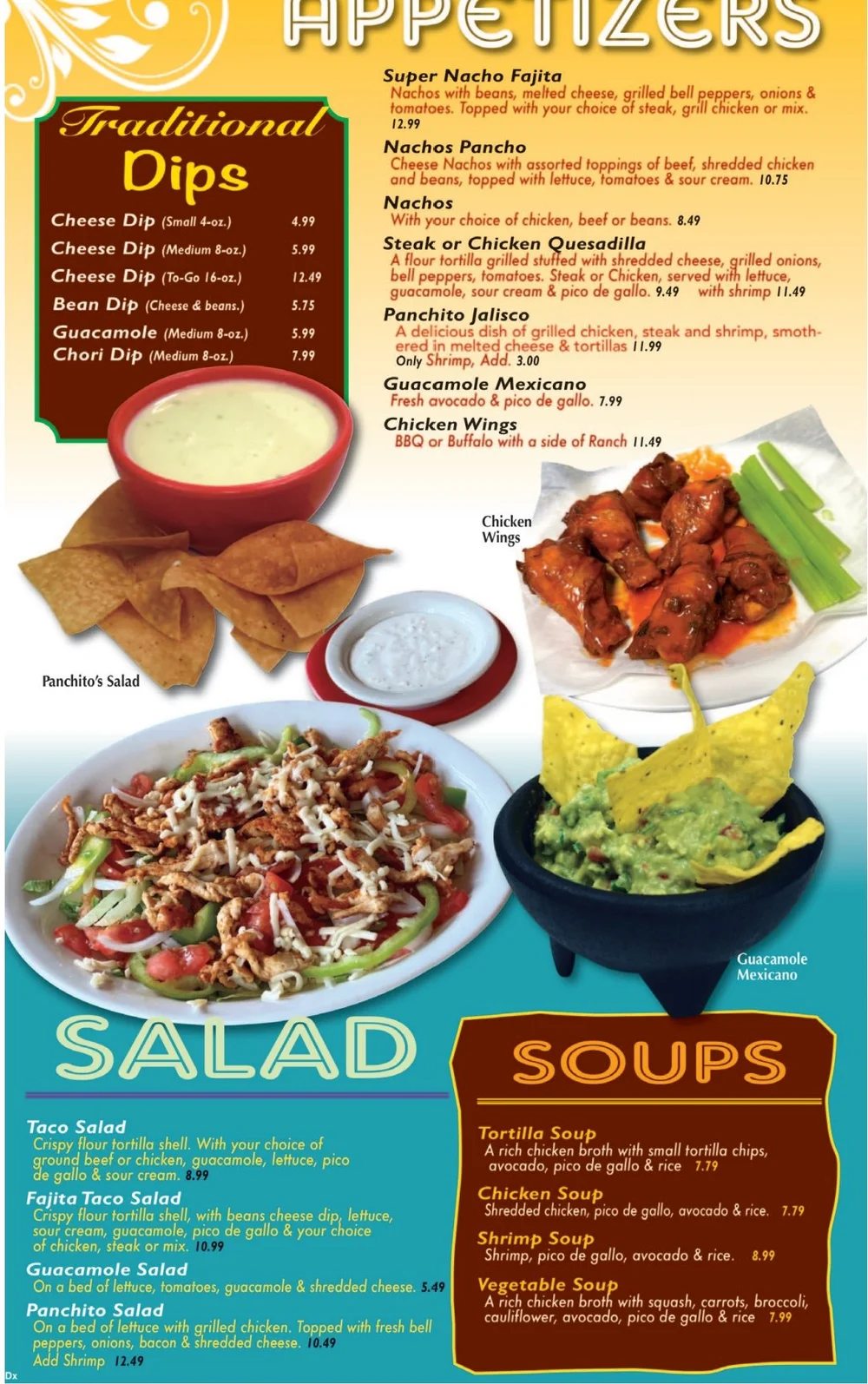 MENU — Mr Panchos