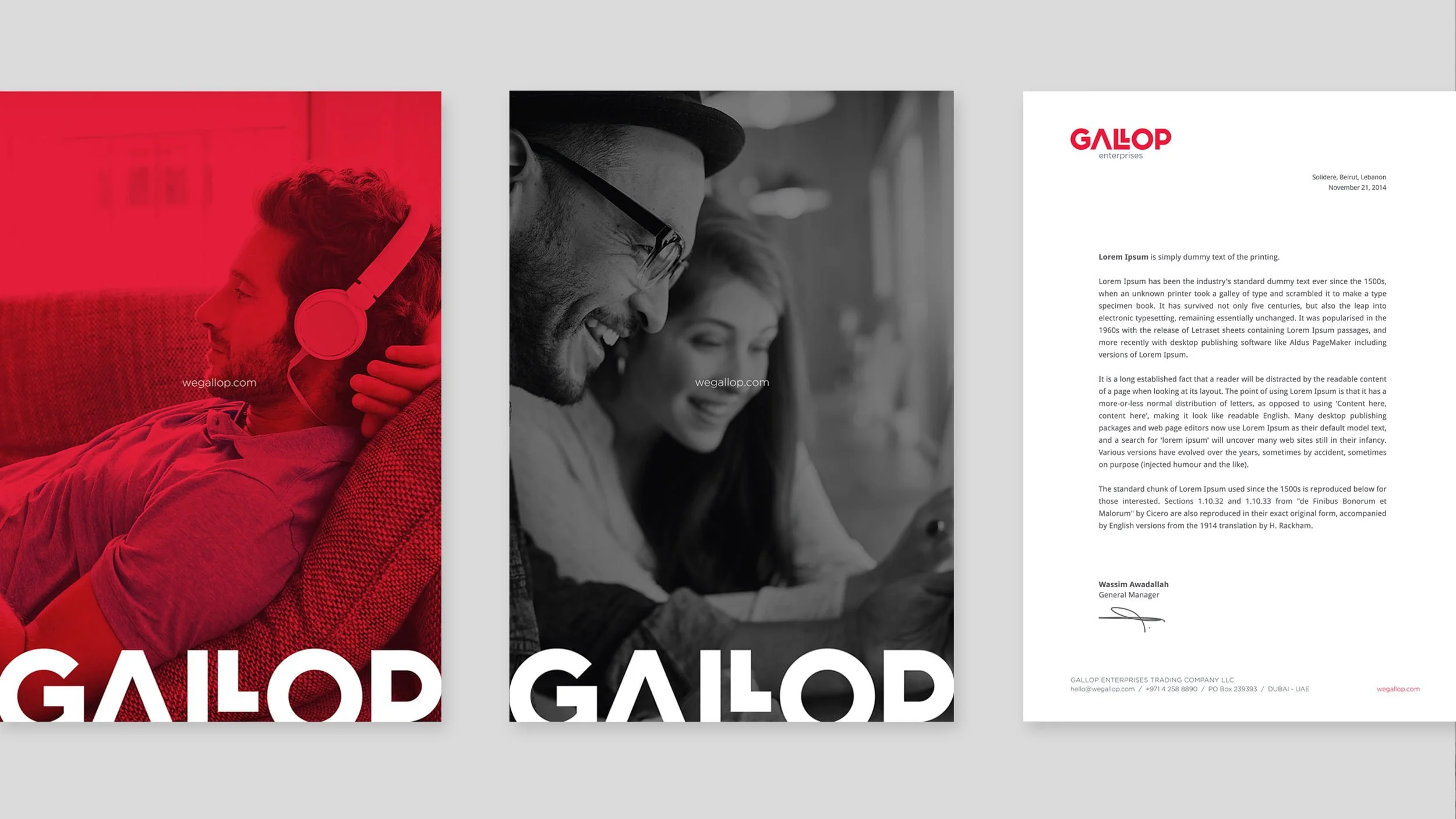 Gallop Enterprises - Brand Identity Design and Website UI Design ...