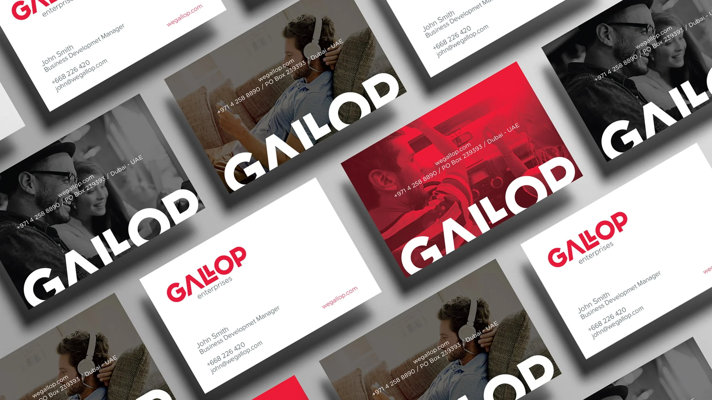 Gallop Enterprises - Brand Identity Design and Website UI Design ...