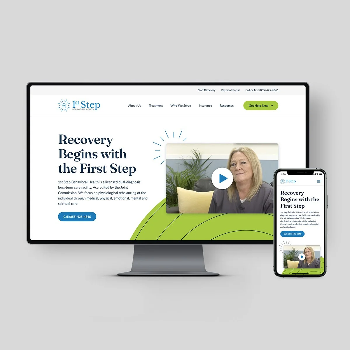 1st Step Website Redesign — Cassie Myers