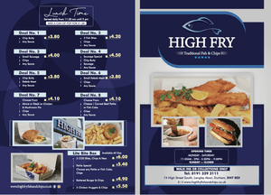 Menu — High Fry - Fish & Chips