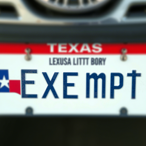What Does Texas Exempt Plates Mean — Cleaning Services Round Rock