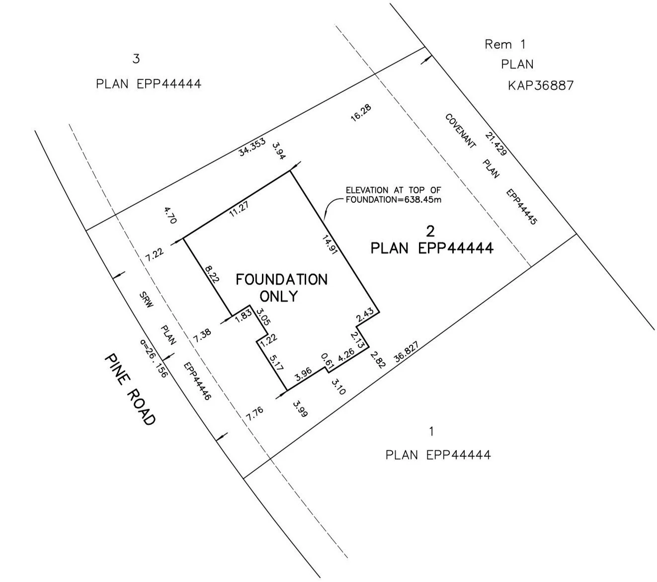Building Certificate — SPATIAL SURVEYS INC.