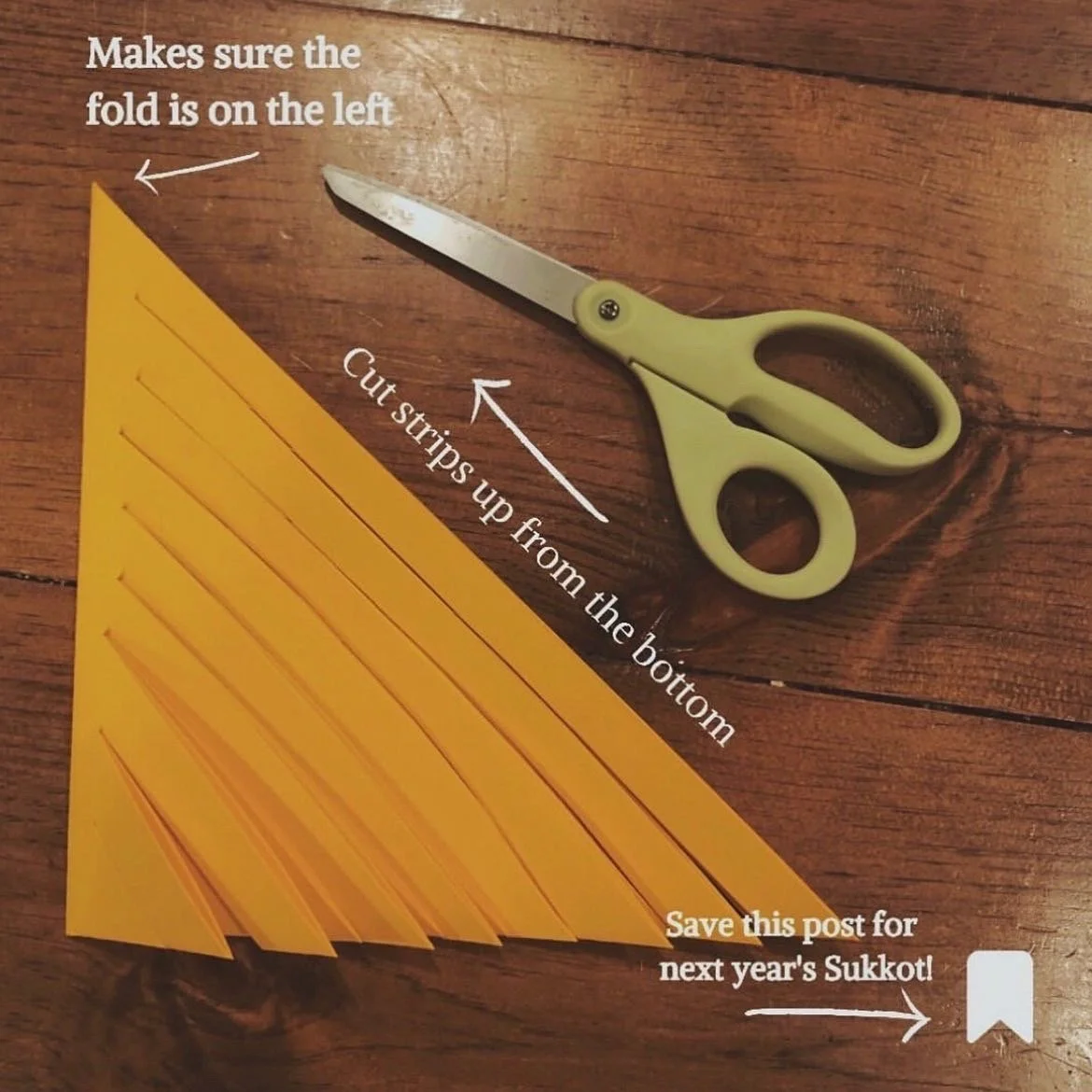 Sukkot Decorations: How to Make a Hanging Paper Craft for your Sukkah ...