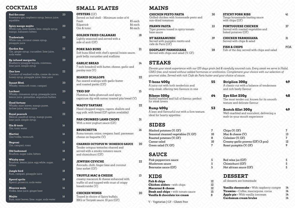 Beef & Bar | Darwin City Steak restaurant