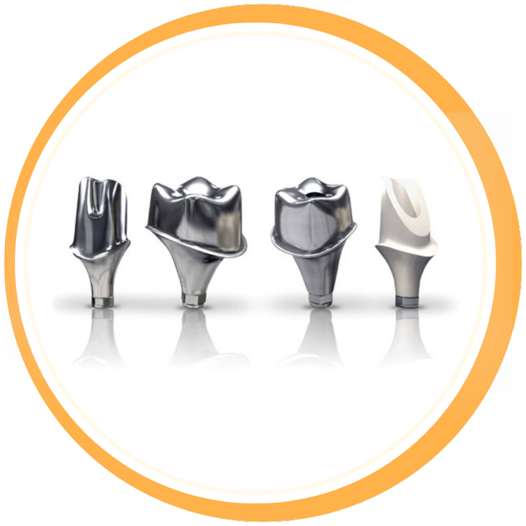Milled Custom Implant Abutments — Electric Arts | Full-Service Dental ...
