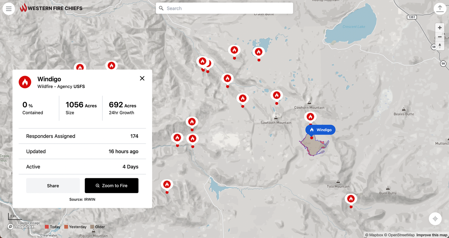 WFCA Fire Map: Tracking Current Wildfires in the US — The Gartrell Group